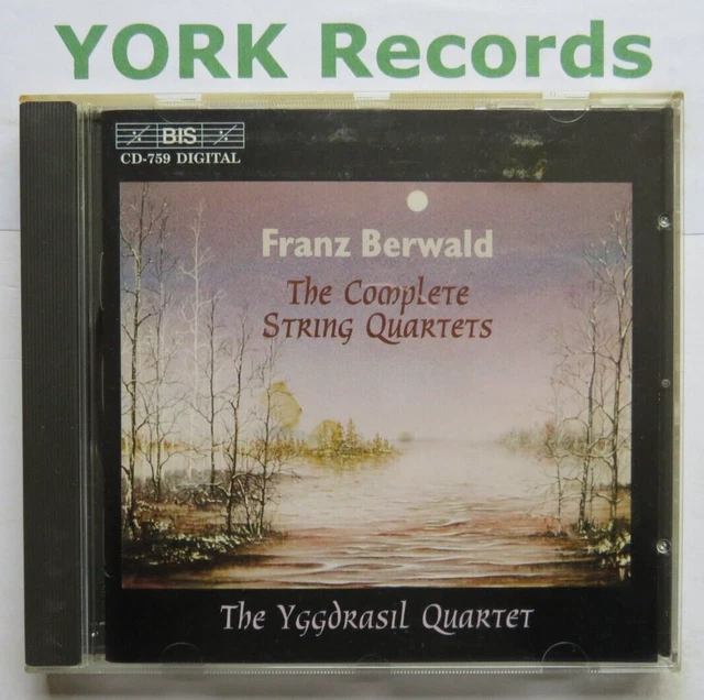 BERWALD - THE Complete String Quartets YGGDRASIL QUERTET - Excellent avec CD BIS EUR 18,25 ...