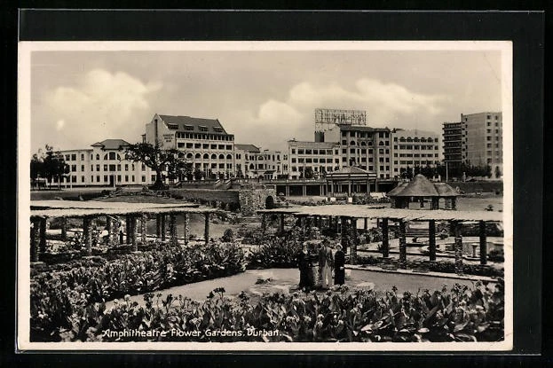 CPA DURBAN, AMPHITHEATRE Flower Gardens 1938 EUR 7,00 - PicClick FR