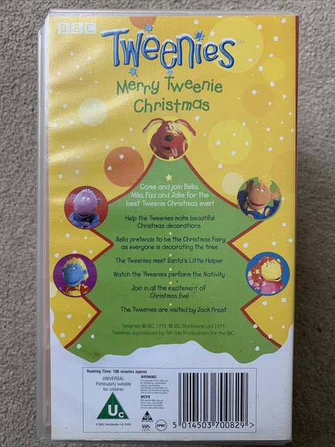 TWEENIES VHS VIDEO Bundle Of Five BBC Messy Time Animal Friends ...