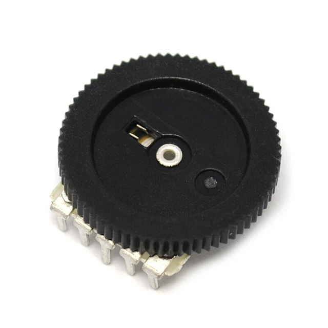 GEAR POTENTIOMETER 10K 16*2MM B103 dual 5-pin dial potentiometer $5.59 ...
