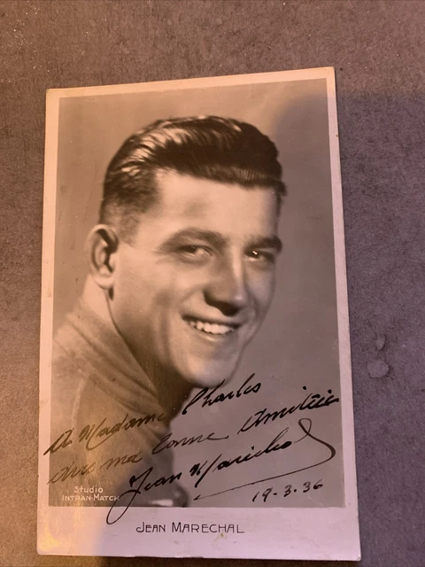 CARTE POSTALE CYCLISME Jean Maréchal Dédicacée Photo Intran Match EUR 9 ...