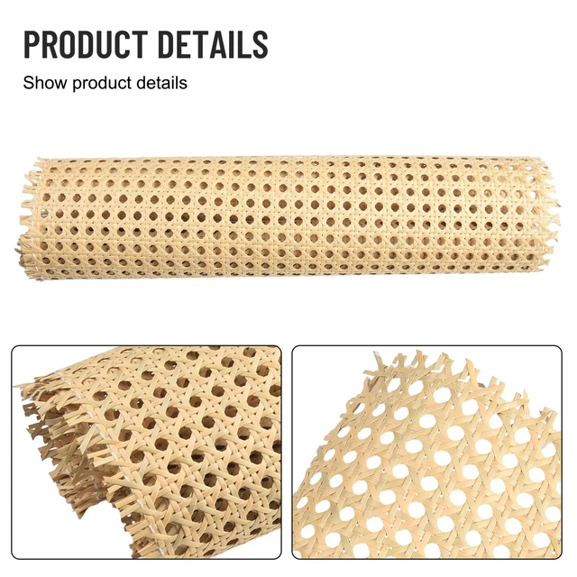 RATTAN ROLLER BELT Cane Rattan Webbing Natural Texture Synthetic Fiber ...