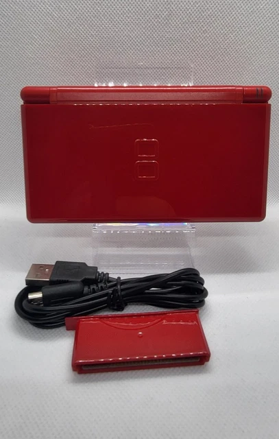 NINTENDO DS LITE Red Handheld With USB Charger, and GBA Cover £35.00 ...