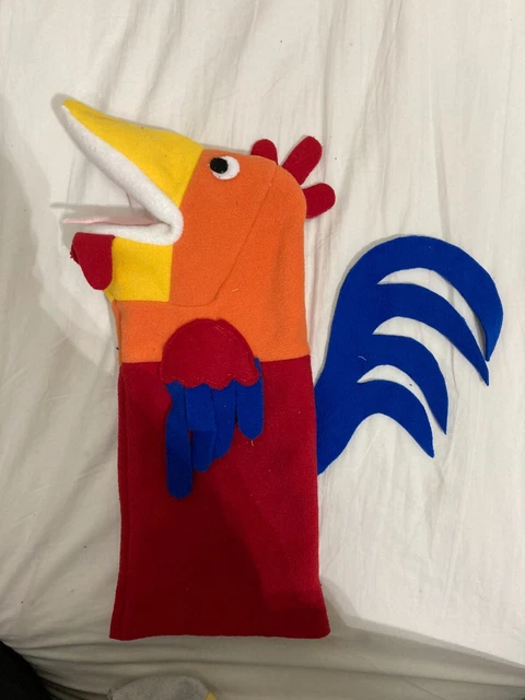 REPLICA OF RARE Vintage Rooster Puppet as seen in Baby Einstein £47.48 ...