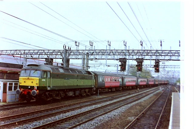 35MM RAILWAY COLOUR Negative Class 47 815 at Crewe £1.75 - PicClick UK