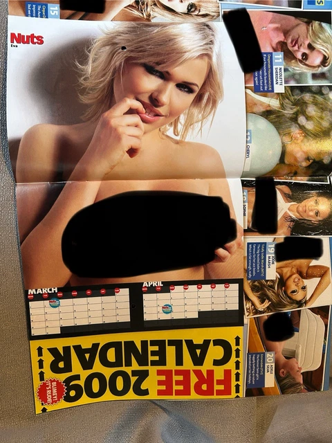 IGA EVA WYRWAL Nuts Magazine 2009 Calendar 31 Oct - 6 Nov 2008 Signed £26.68 - PicClick UK