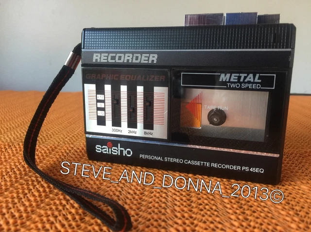 SAISHO PERSONAL STEREO Cassette Recorder Ps-45Eq Rare Vintage Working ...