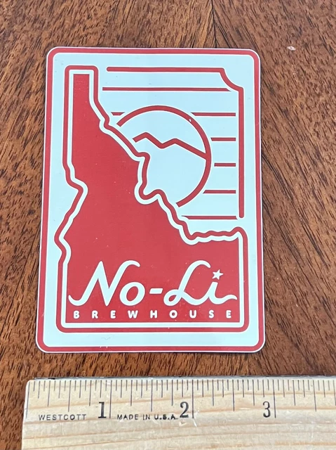 NO-LI BREWERY BEER STICKER Spokane Washington Brew Craft Brewing Noli ...