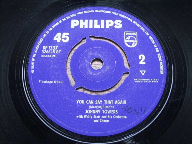 JOHNNY TOWERS ~ You Can Say That Again ~ Pas de prix de réserve ...