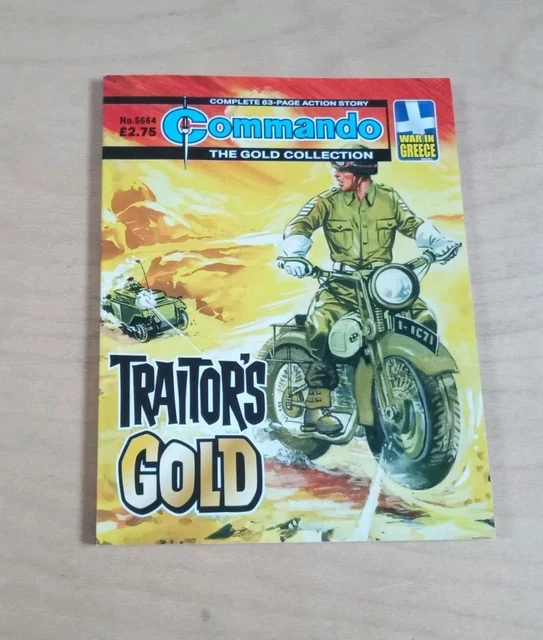 COMMANDO COMIC~TRAITOR'S GOLD (5664) War In Greece (The Gold Collection ...