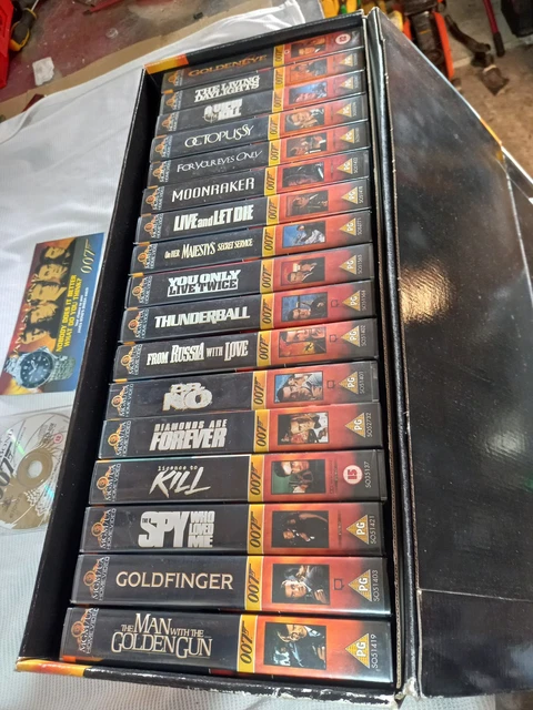 JAMES BOND LIMITED Edition Box Set Vhs £26.72 - PicClick UK