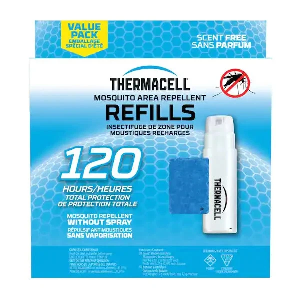 NEW! THERMACELL MULTI-INSECT Repellent Refills 120 Hours Protection 10 ...