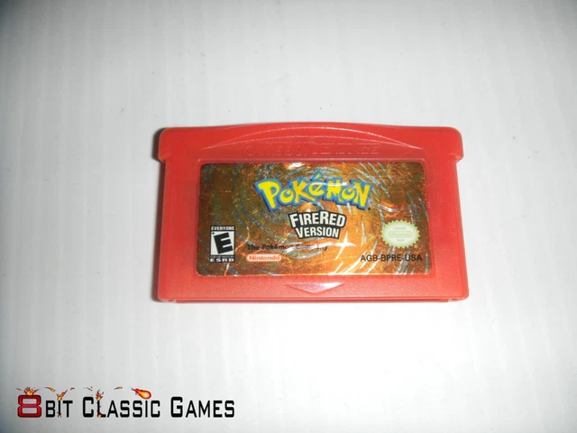 AUTHENTIC! POKEMON FIRERED - GAME ONLY - NINTENDO Gameboy Advance 511a ...