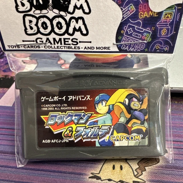 ROCKMAN & FORTE Mega man & Bass Nintendo Game Boy Advance GBA ver ...