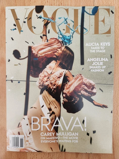 CAREY MULLIGAN, ALICIA Keys, Angelina Jolie Vogue Magazine novembre ...