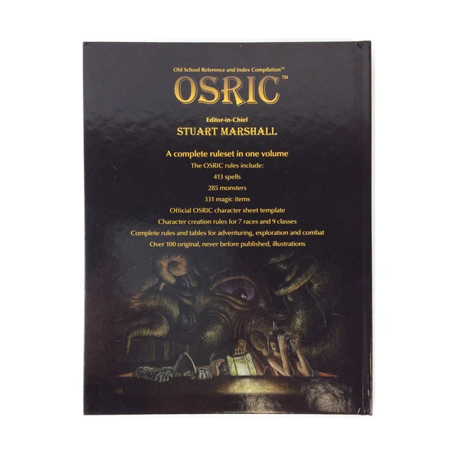 OSRIC OLD SCHOOL Reference and Index Compilation 2nd Edition POD VG NM ...