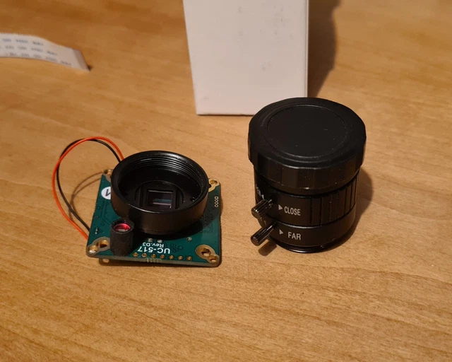 ARDUCAM FOR RASPBERRY Pi IR-CUT 12MP HQ Camera 6mm CS lens & connecting ...
