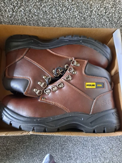 WORK BOOTS MENS Tan Size 10 New £18.28 - PicClick UK