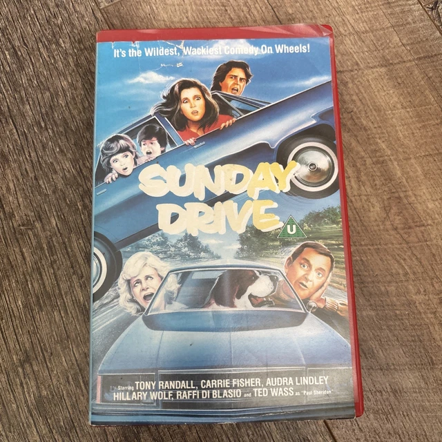 WALT DISNEY VERY RARE VHS Movie SUNDAY DRIVE (1986) PAL Ex rental £20. ...