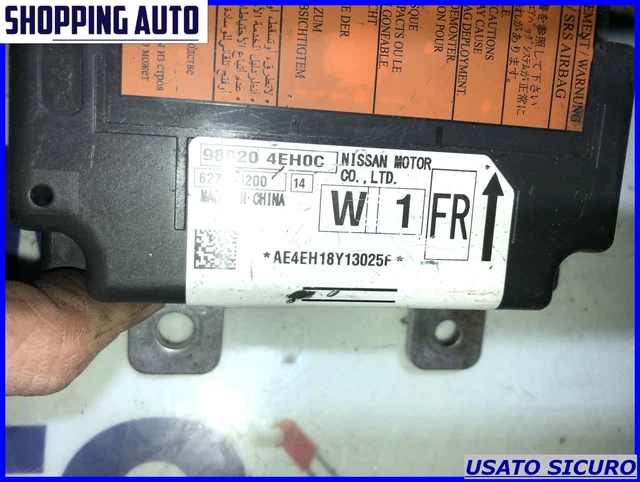 CENTRALINA SRS MODULE Airbag Nissan Qashqai J11 - 988204Eh0C EUR 185,90 ...