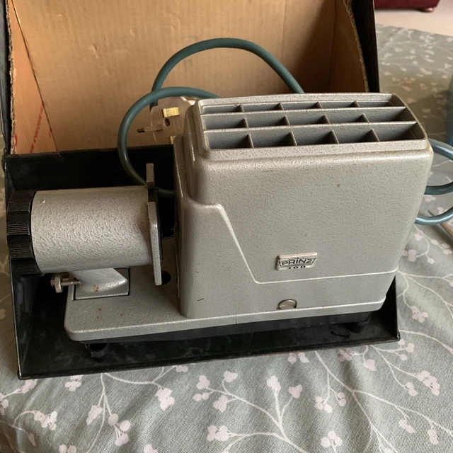 VINTAGE PRINZ 300 Slide Projector & Slide Changer made for Dixons Metal ...