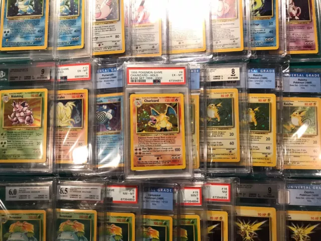 BASE SET POKEMON Graded PSA/CGC Unlimited/Shadowless/1st Edition Cards ...