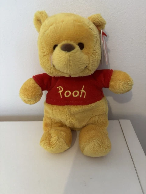 WINNIE THE POOH Ty Beanie Babies Soft Plush toy £11.50 - PicClick UK