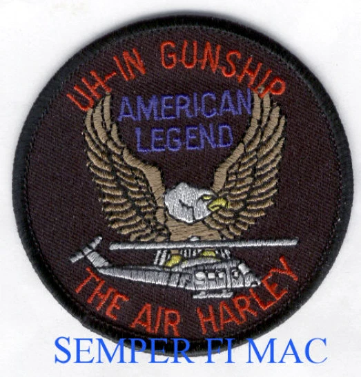 UH-1N IROQUOIS HAT PATCH HUEY GUNSHIP PIN UP HELICOPTER PILOT CREW £12. ...