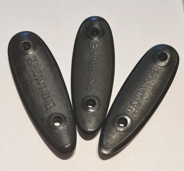 VINTAGE BROWNING SHOTGUN \ Rifle Butt Pad / Recoil \ Heel Plate £15.00 ...
