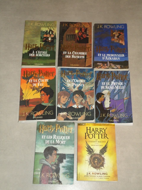 HARRY POTTER : Collection Complete En 8 Volumes / Ed. Gallimard, Grand ...