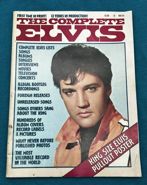THE COMPLETE ELVIS Magazine WITH Pullout Poster - 1977 Elvis Presley ...