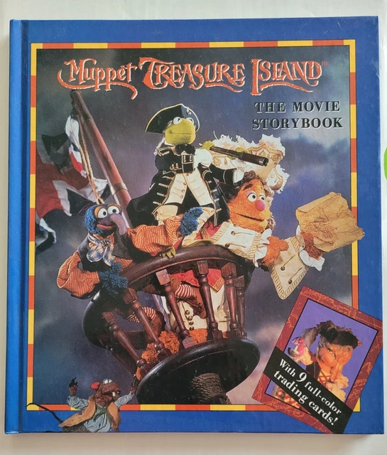 MUPPET TREASURE ISLAND: The Movie Storybook (2 Books) And Kermit Bowl £ ...