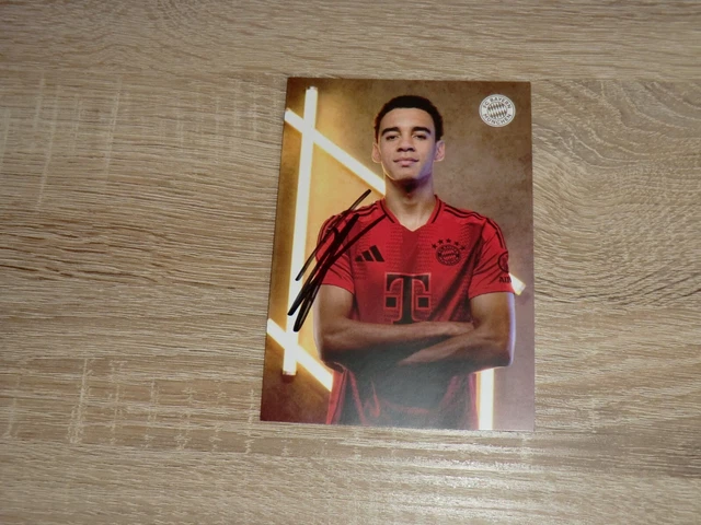 JAMAL MUSIALA HANDSIGNIERTE Autogrammkarte FC Bayern München 2024/25 EUR 14,99 - PicClick DE