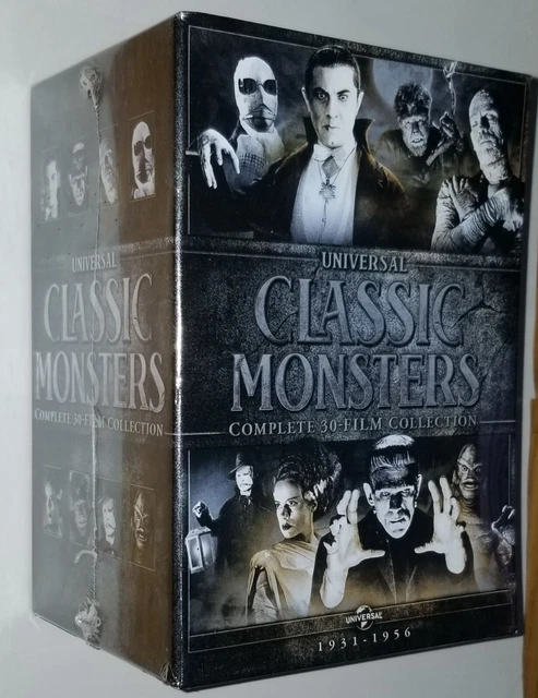 UNIVERSAL CLASSIC MONSTERS 30 Films Dracula Frankenstein Coffret DVD Neuf Scellé EUR 186,00 ...