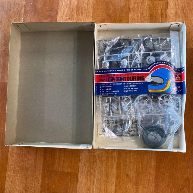 AOSHIMA 1/12 HONDA Hawk III CB400N Touring Japan Vintage Rare Unbuilt ...
