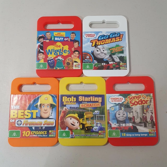 5X ABC FOR kids DVD Bundle, The Wiggles, Fireman Sam, Thomas & Friends ...