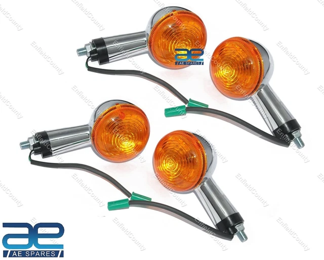 FOR ROYAL ENFIELD Meteor 350 New Classic 350 Front Rear Indicator New £ ...