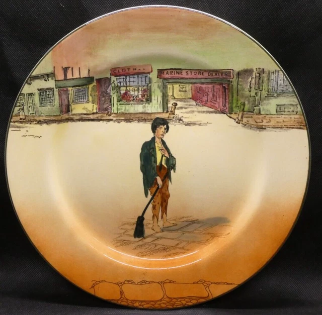 VINTAGE 1930'S ROYAL Doulton Dickens Series Ware Poor Jo Rack Plate ...