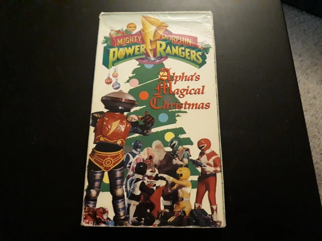 MIGHTY MORPHIN POWER Rangers: Alpha's Magical Christmas (VHS, 1994) £8. ...
