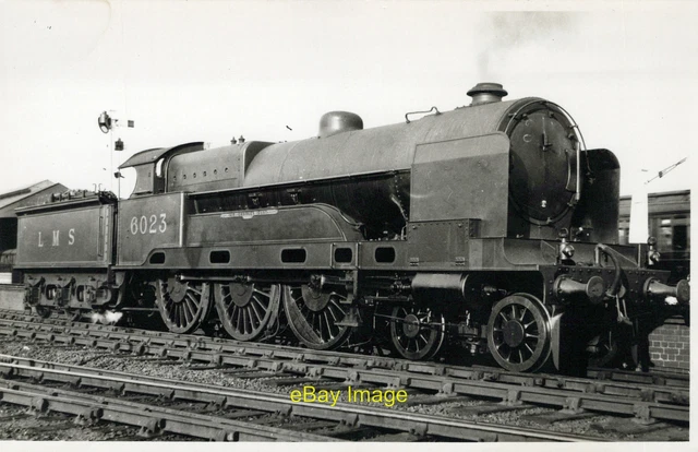 PHOTO 6X4 RAILWAY Steam Engine 6023 ex LNWR 4-6-0 at Chester Shed c1930 ...