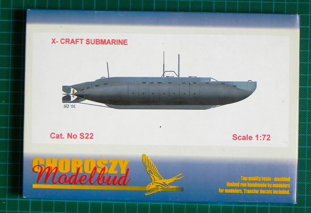 X-CRAFT SUBMARINE 1/72 Choroszy Modelbud Resin Kit EUR 50,70 - PicClick FR