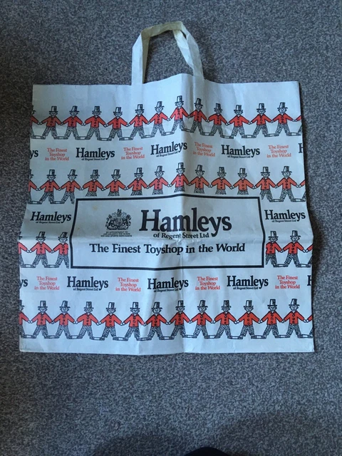 VINTAGE HAMLEYS PAPER Carrier Bag/Collectable/Circa 1970’s/London Toy ...