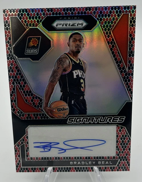 2023-24 PRISM BRADLEY Beal Signatures pelle di serpente auto 8/15 EUR 1 ...