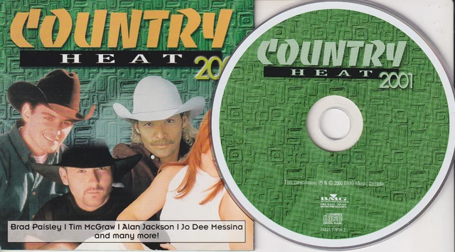 COUNTRY HEAT 2001 (CD 2000) Compilation TIM McGRAW ALAN JACKSON BRAD ...
