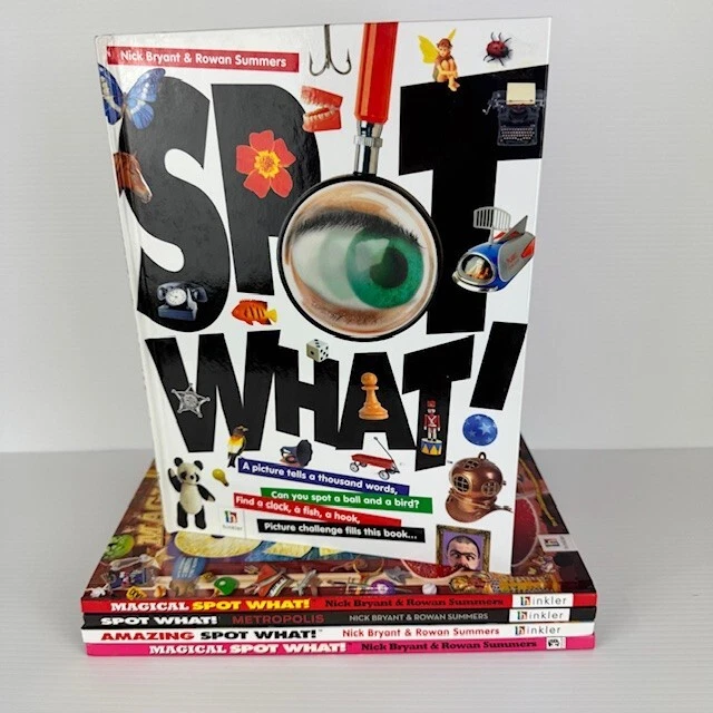 SPOT WHAT! x 5 Books Magical Spectacular Nick Bryant Hardcovers $64.95 ...