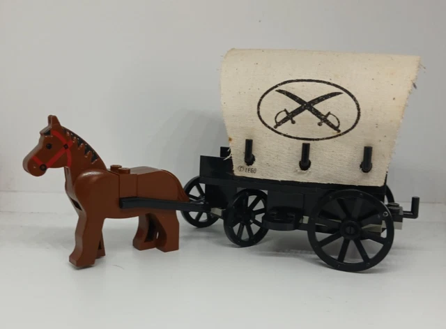 LEGO WESTERN : Chariot de la cavalerie complet - élément du Set 6716 ...
