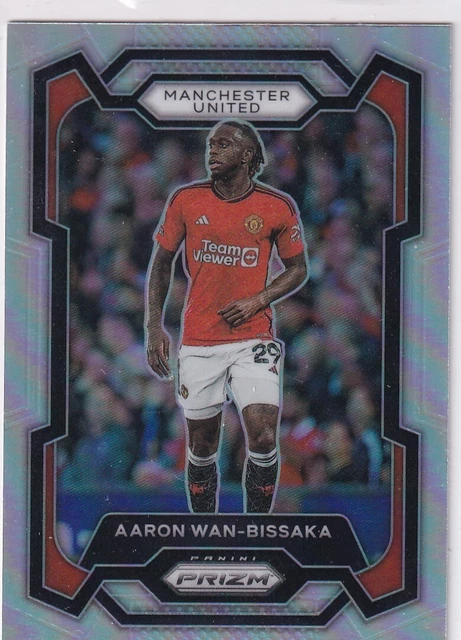 PANINI PRIZM 2023-24 Premier League Soccer Nr. 54 Aaron Wan-Bissaka ...