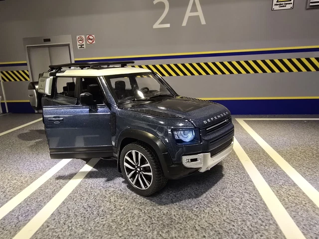 LAND ROVER DEFENDER 110 2022 Tasman Blue 1:24 Scale Diecast Model Car ...