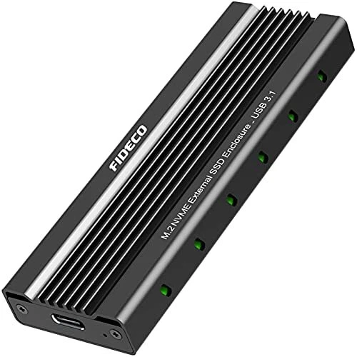 FIDECO M.2 NVME SATA SSD Enclosure, PCIe USB 3.2, Gen2 SSD Adapter with 10Gbps £20.99 - PicClick UK