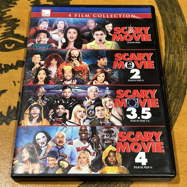 SCARY MOVIE COLLECTION Quadruple Feature - DVD - 1 2 3.5 4 - Good ...